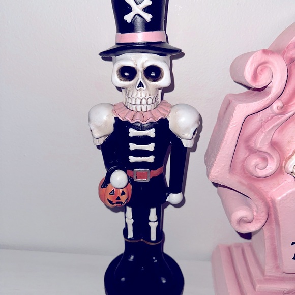 Holiday | Pink Halloween Nutcrackers Tomb Sweet Tombstone Ghost ...